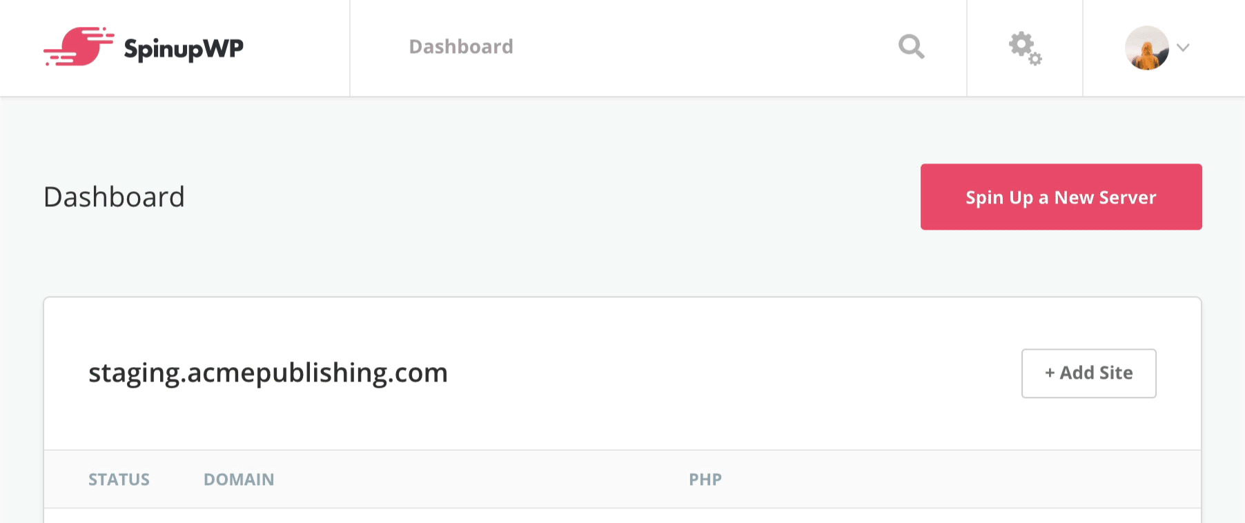 Open Quick Find Using Shortcut Key SpinupWP
