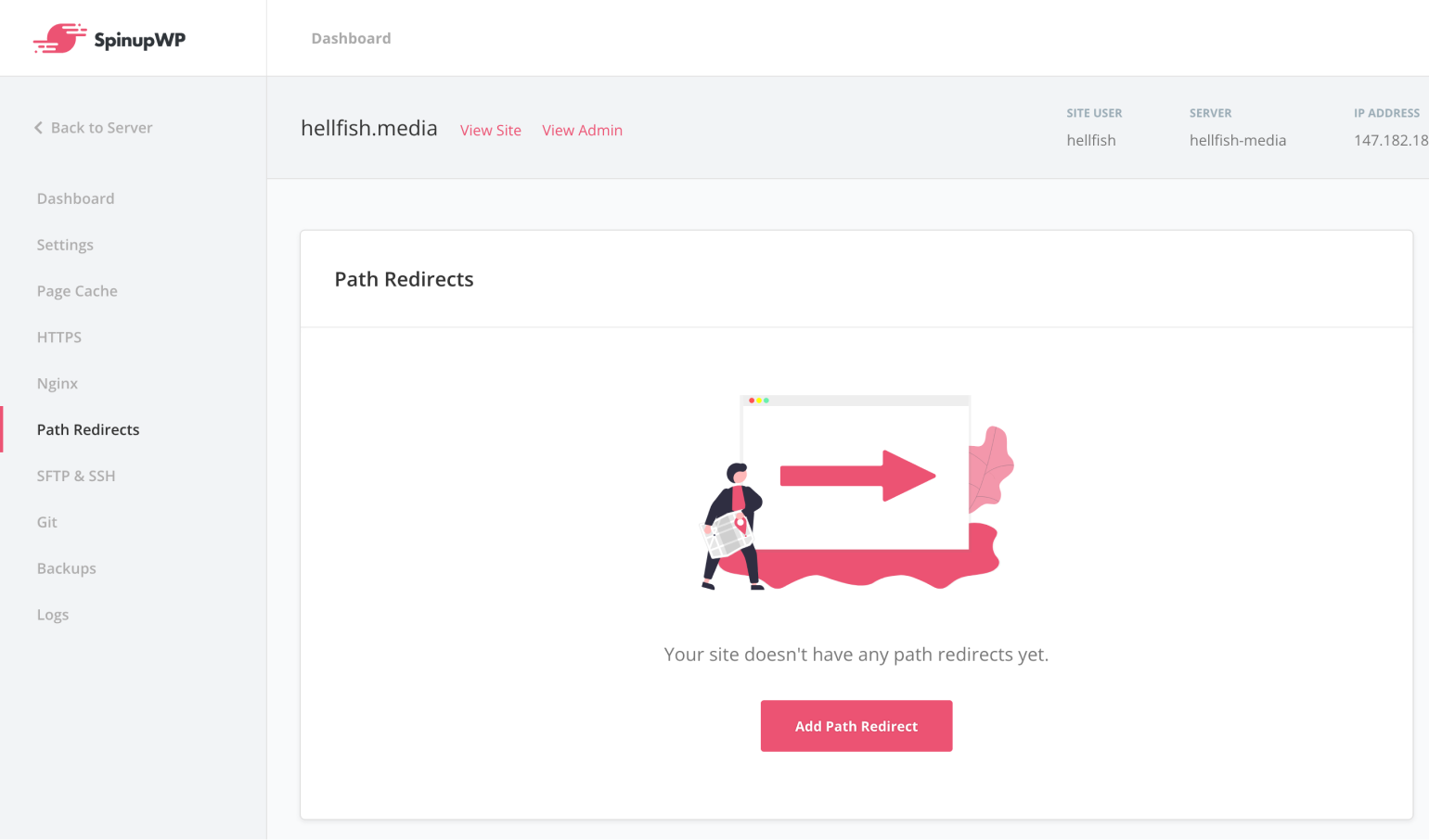 Path Redirects - SpinupWP