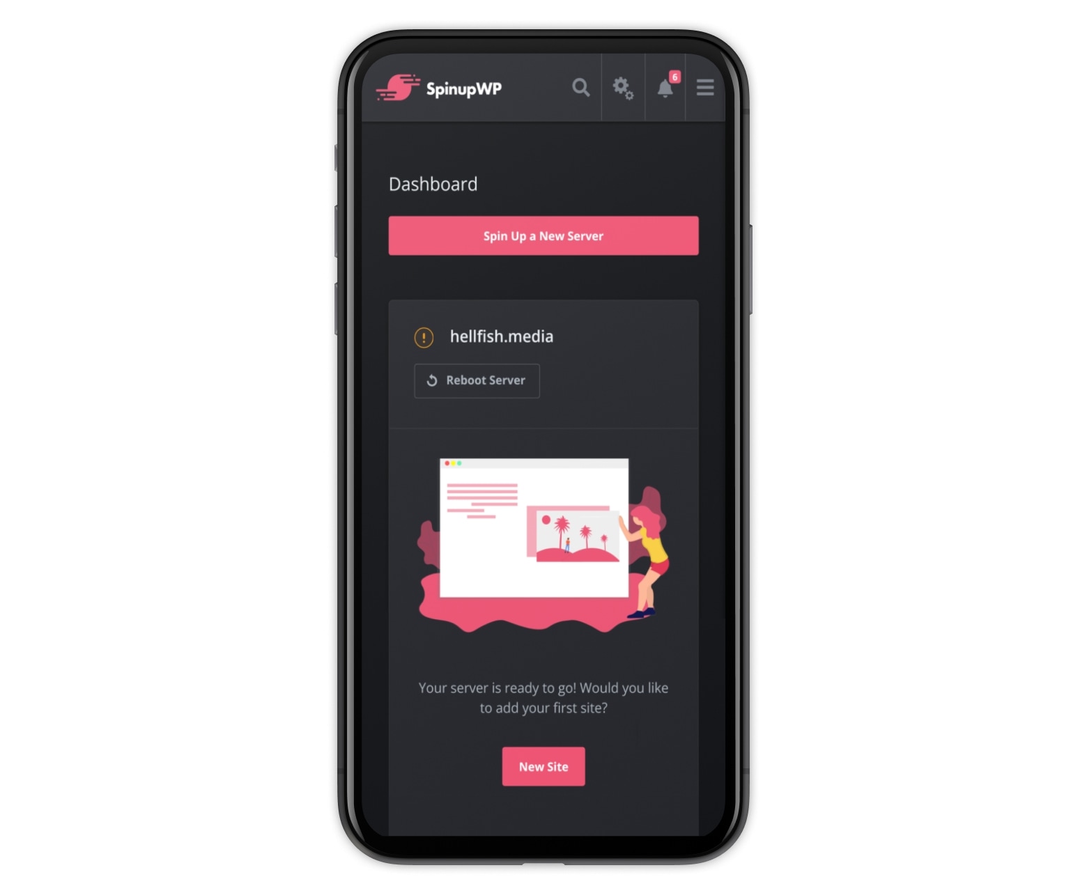 Responsive UI improvements - SpinupWP