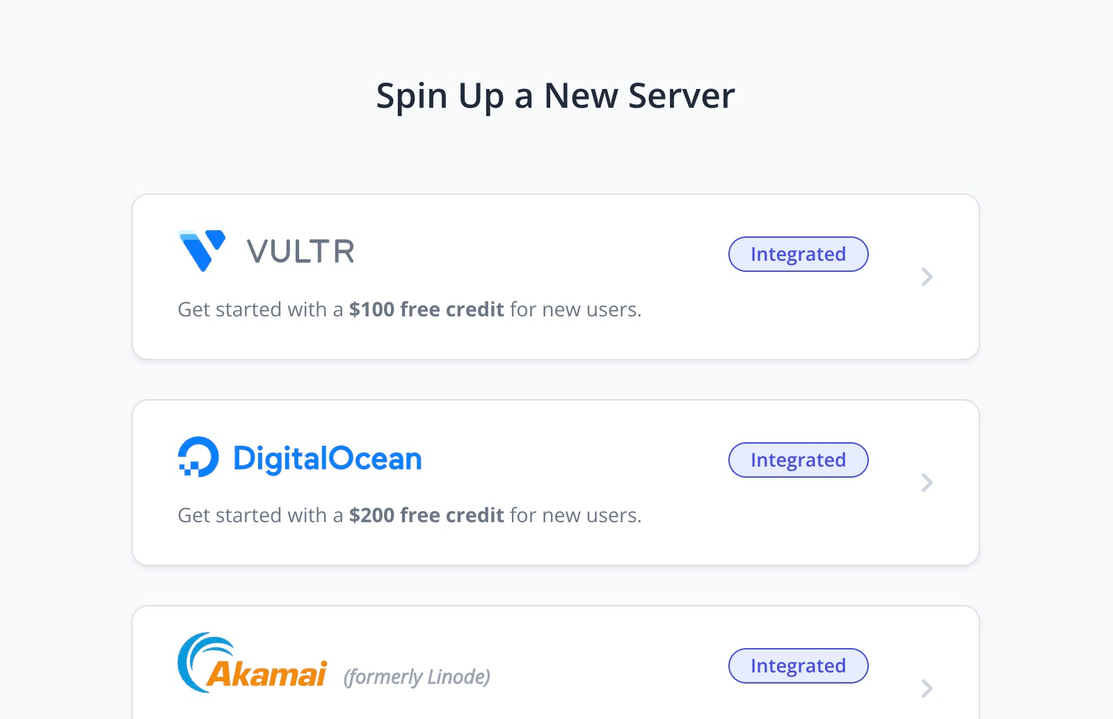 Vultr integrated server provider - SpinupWP